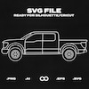 Tesla Model Y Car SVG/EPS Outline - Printable, Cricut & Silhouette File ...