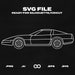 Tesla Model 3 Car SVG/EPS Outline Printable, Cricut & Silhouette File ...