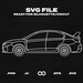 Tesla Cybertruck Car SVG/EPS Outline Printable, Cricut & Silhouette ...
