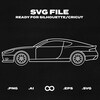 Impala SS Sport Coupe 1966 Car SVG/EPS Outline - Printable, Cricut ...
