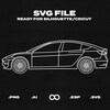 Ford GT 2005 Car SVG/EPS Outline Printable, Cricut & Silhouette File - Etsy