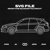 VA Subaru WRX Silhouette Vector Digital Download - Etsy