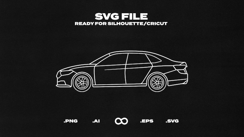 Jetta GLI 2019 Car SVG/EPS Outline - Printable, Cricut & Silhouette ...