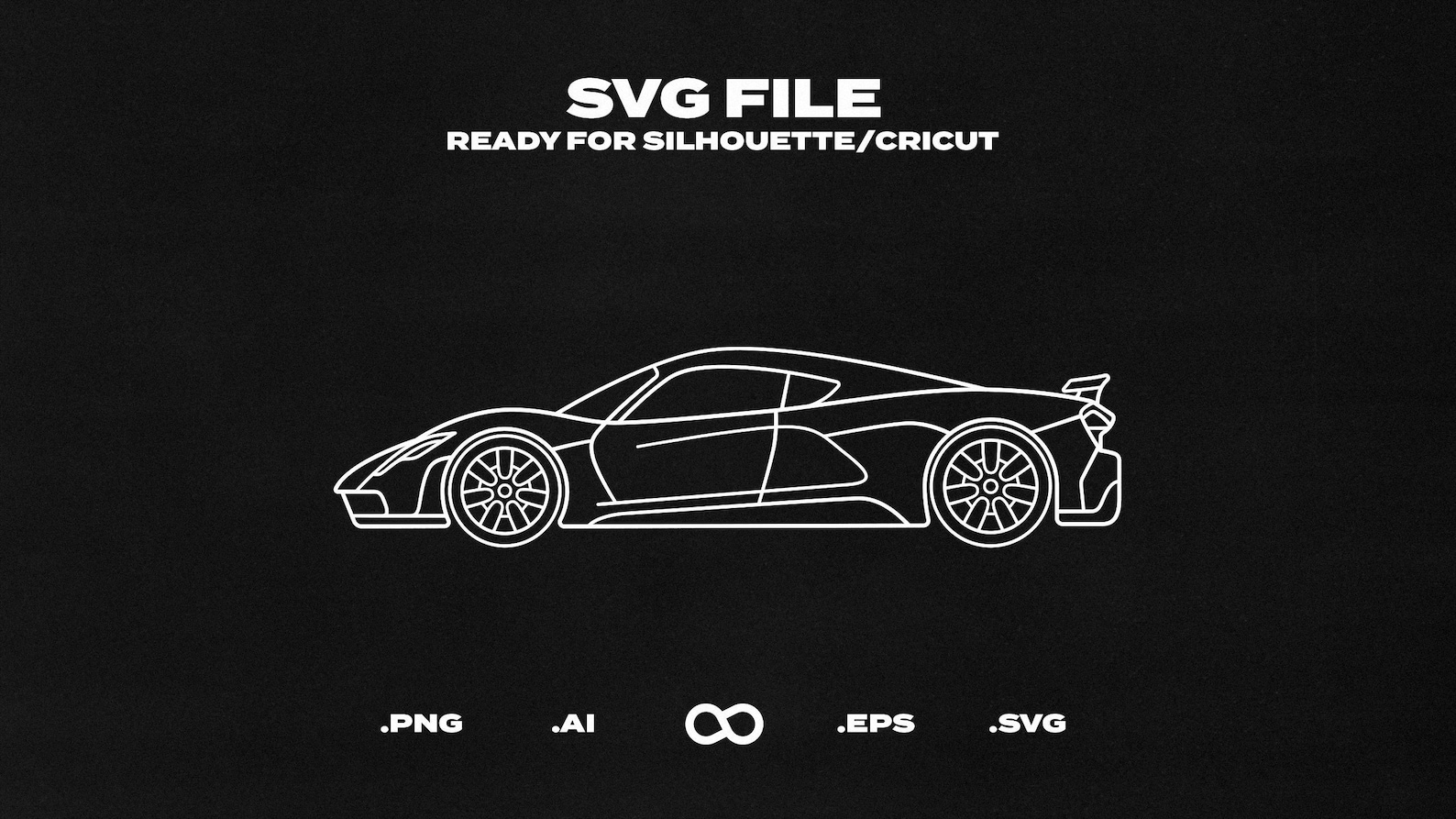 Venom F5 Car SVG/EPS Outline - Printable, Cricut & Silhouette File - Etsy