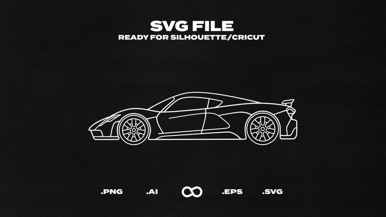 Venom F5 Car SVG/EPS Outline - Printable, Cricut & Silhouette File - Etsy