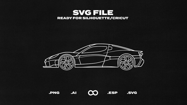 Nevera Car SVG/EPS Outline - Printable, Cricut & Silhouette File - Etsy