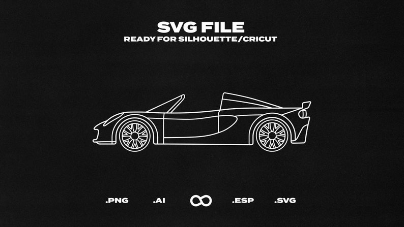Venom 2013 Car SVG/EPS Outline - Printable, Cricut & Silhouette File - Etsy