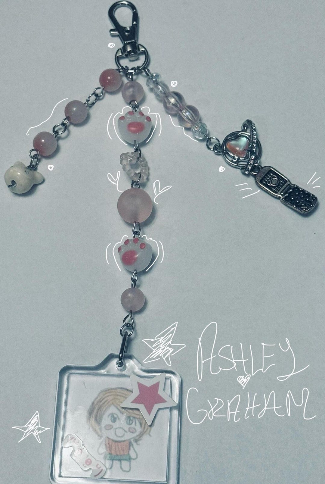 Ashley Graham Resident Evil Keychain - Etsy