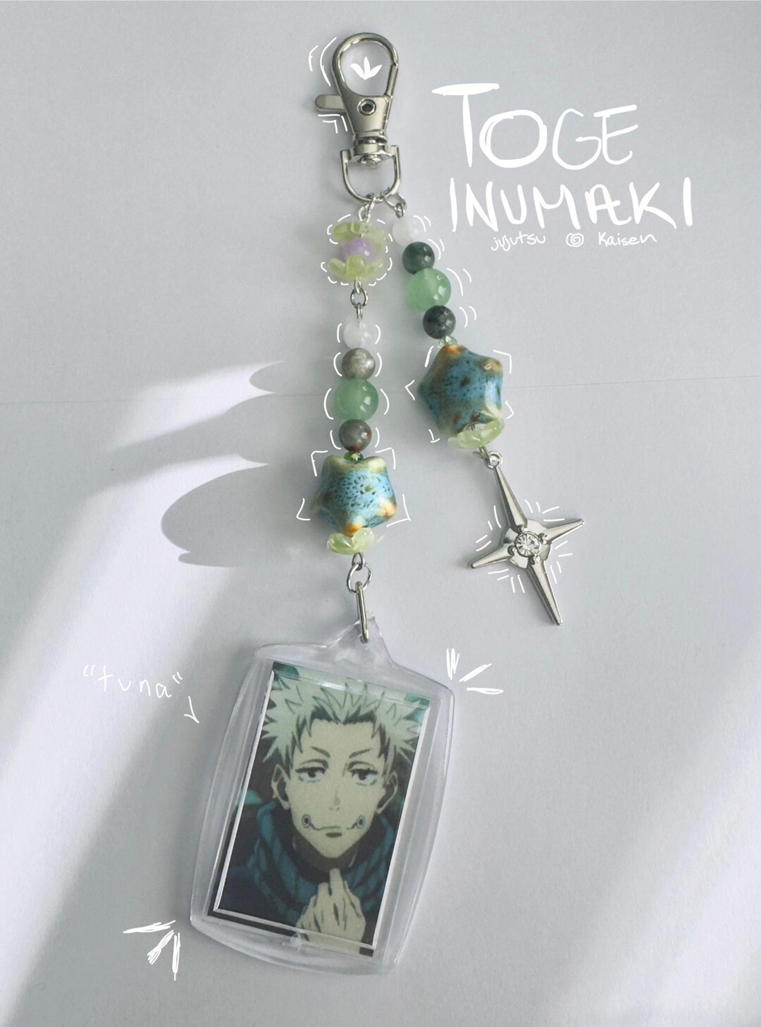 Toge Inumaki [JJK] Keychain - Etsy