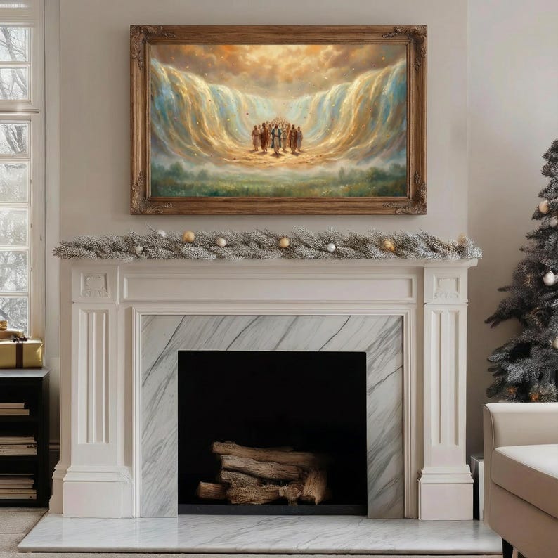 Crossing the Red Sea TV Art – Sacred Biblical Miracle Digital Download ...