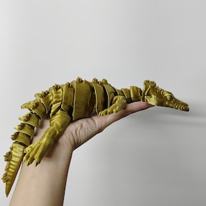 Articulated Nothosaurus: Ancient Sea Dragon Fidget Toy, 3D Printed for ...