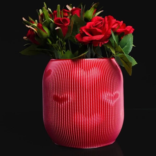3d Print Heart Vase - Etsy
