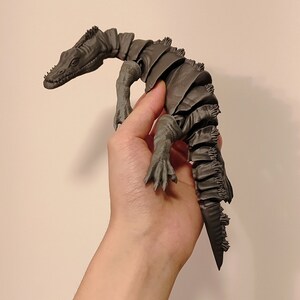 Articulated Nothosaurus: Ancient Sea Dragon Fidget Toy, 3D Printed for ...