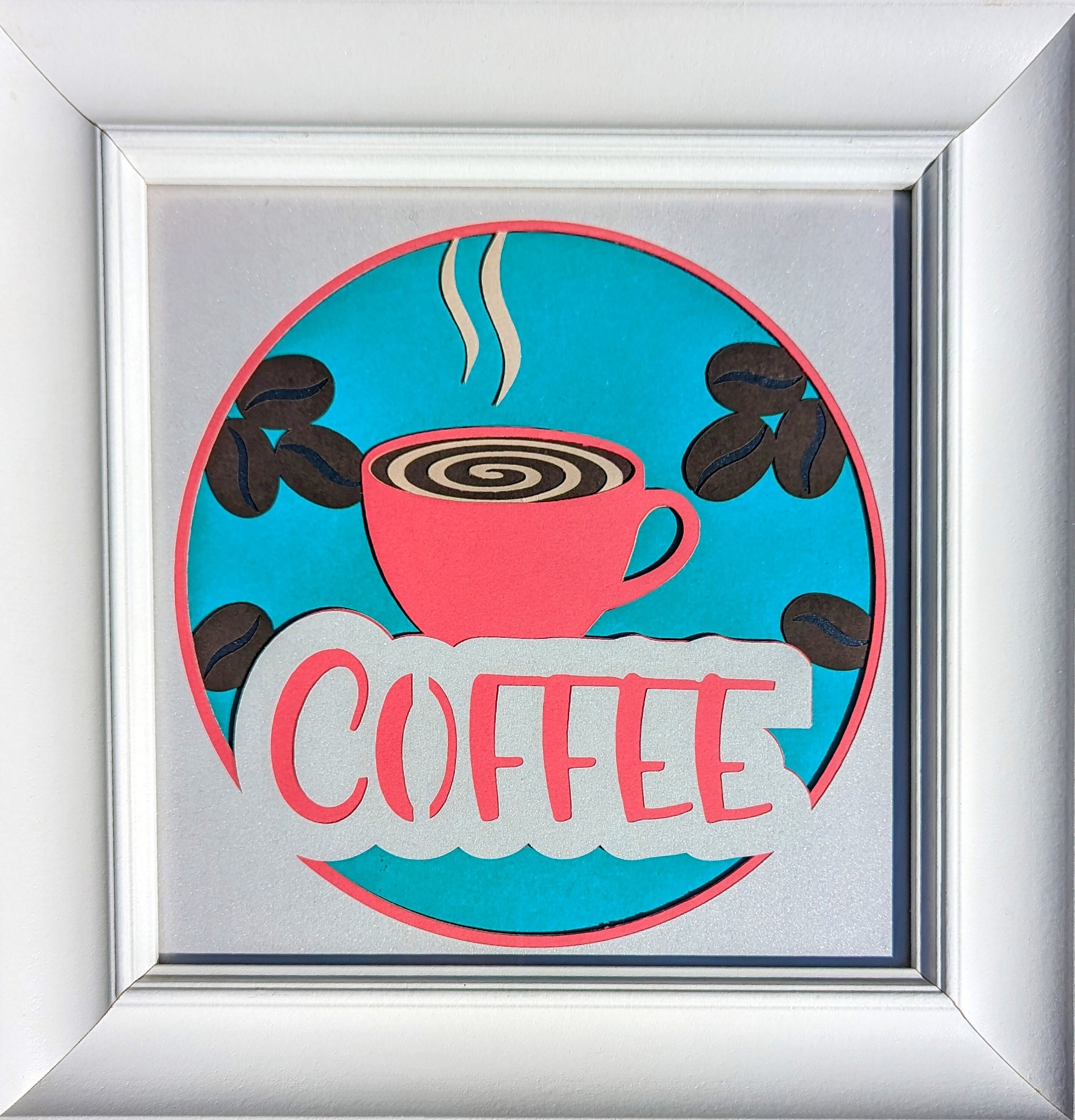 3D Coffee SVG - Etsy
