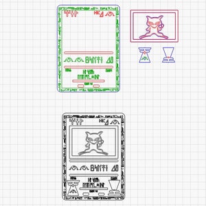 Ancient Mew Pokemon Card Vector SVG Laser Cutter File for Wood - Etsy