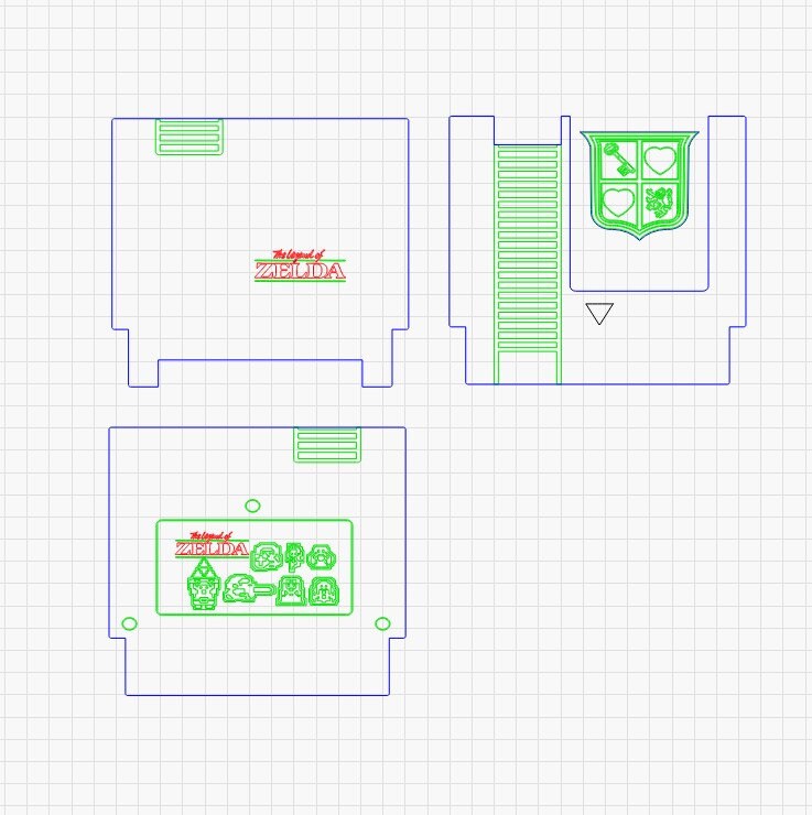 Legend of Zelda NES Vector SVG Laser Cutter File for Wood - Etsy
