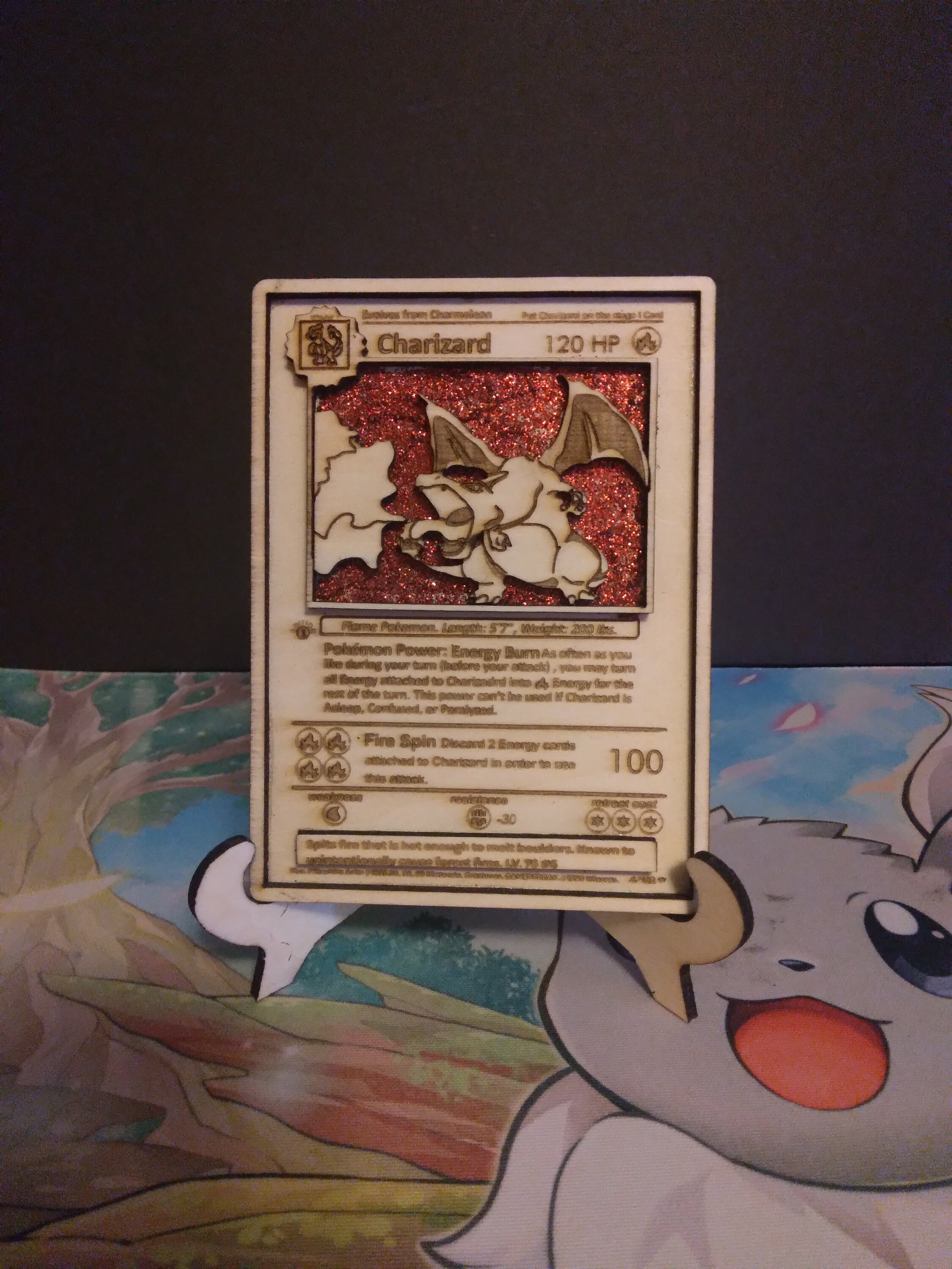 Charmander Charmeleon Charizard Pokemon Card Vector SVG Laser Cutter ...