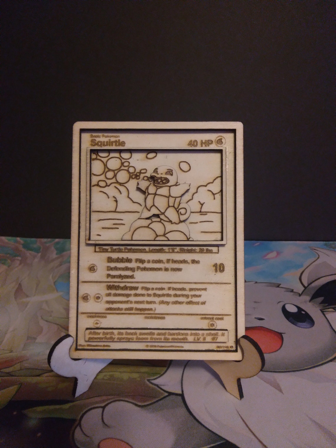 Squirtle Wartortle Blastoise Pokemon Card Vector SVG Laser Cutter File ...