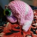 Pink and Grey Striped "schmoo" - Etsy