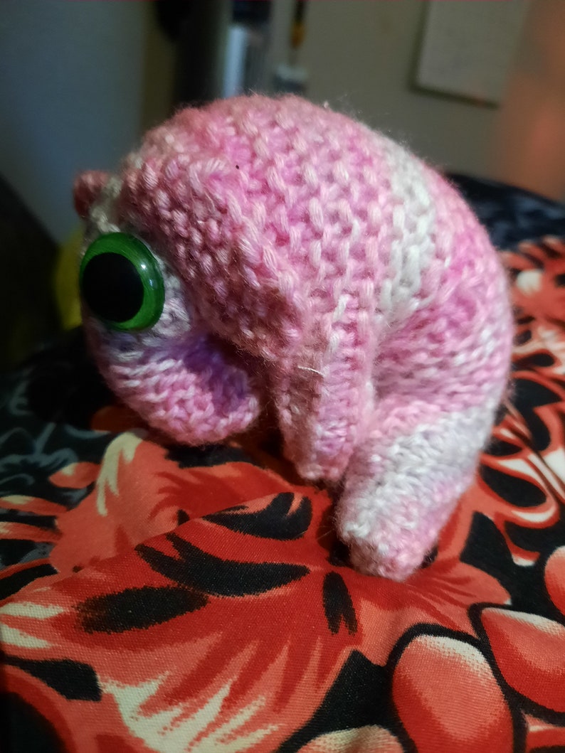 Pink and Grey Striped "schmoo" - Etsy