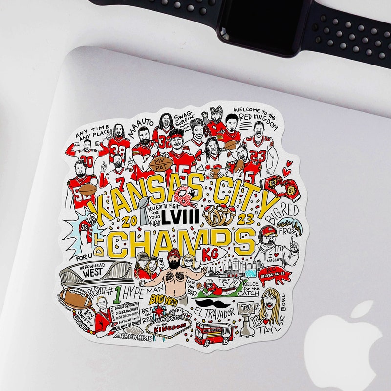 Chiefs Stickers - Etsy