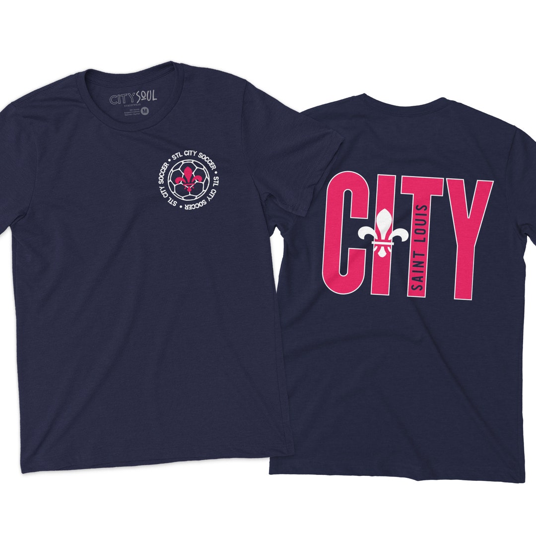 CITY Saint Louis Soccer Signature T-shirt Custom STL City Soccer Club ...