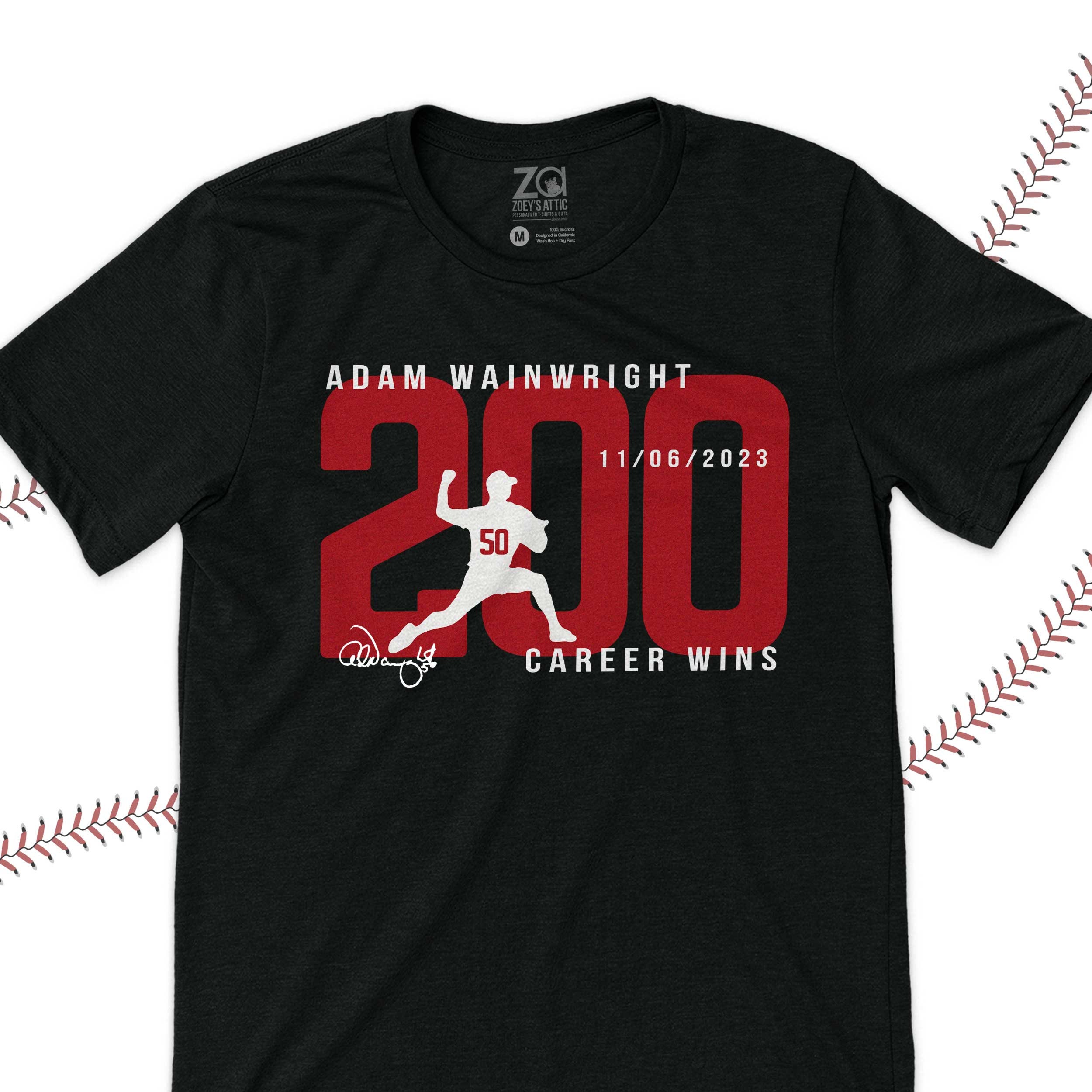 200 Career Wins Adam Wainwright St. Louis Baseball Shirt Waino - Etsy