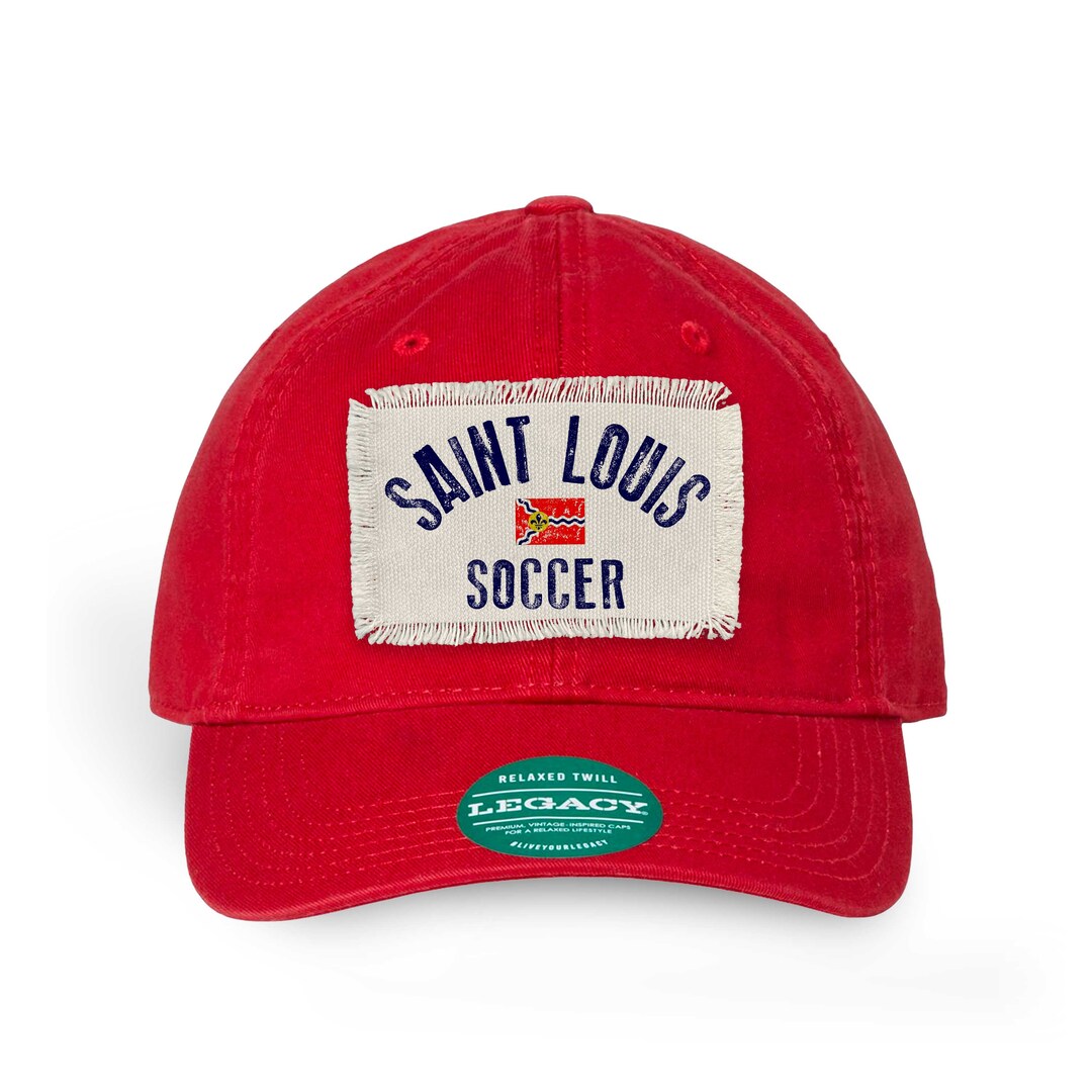 Saint Louis Soccer Raggy Patch Cap St Louis City Flag Patch Hat Gift ...