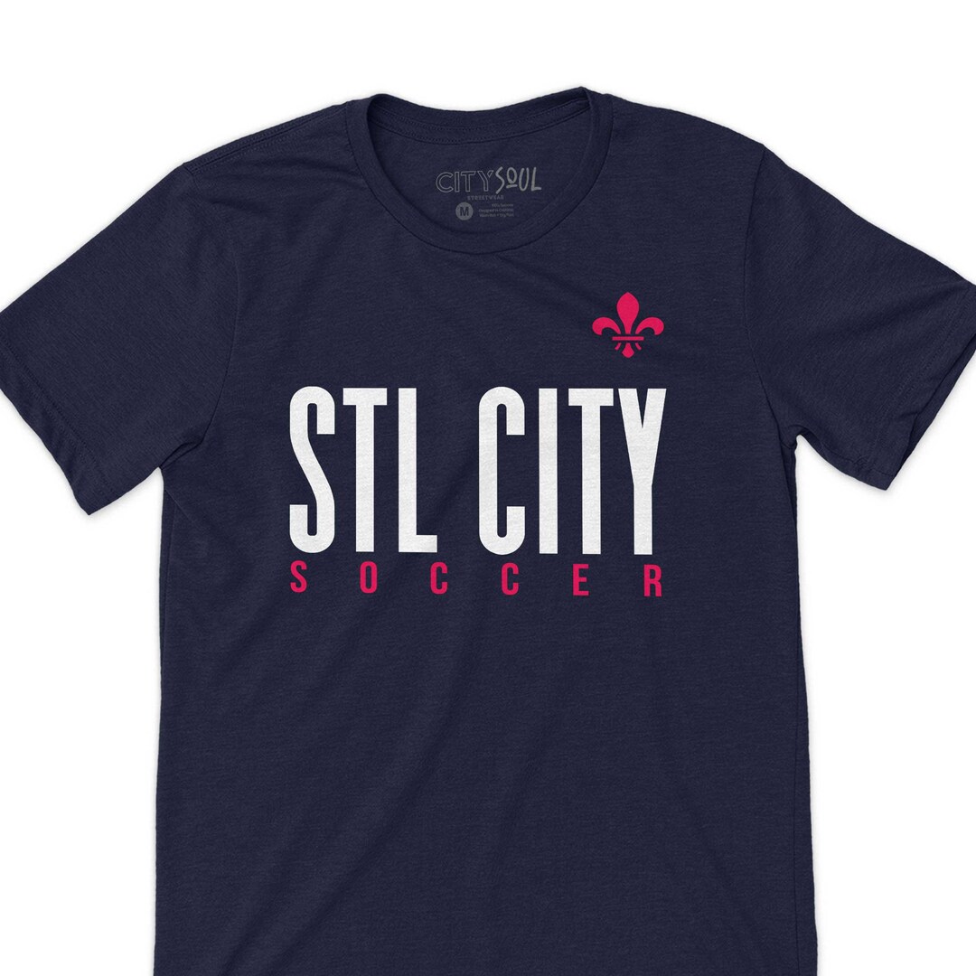 Saint Louis Soccer Simple Fleur De Lis Custom Soccer Shirt Stl City ...
