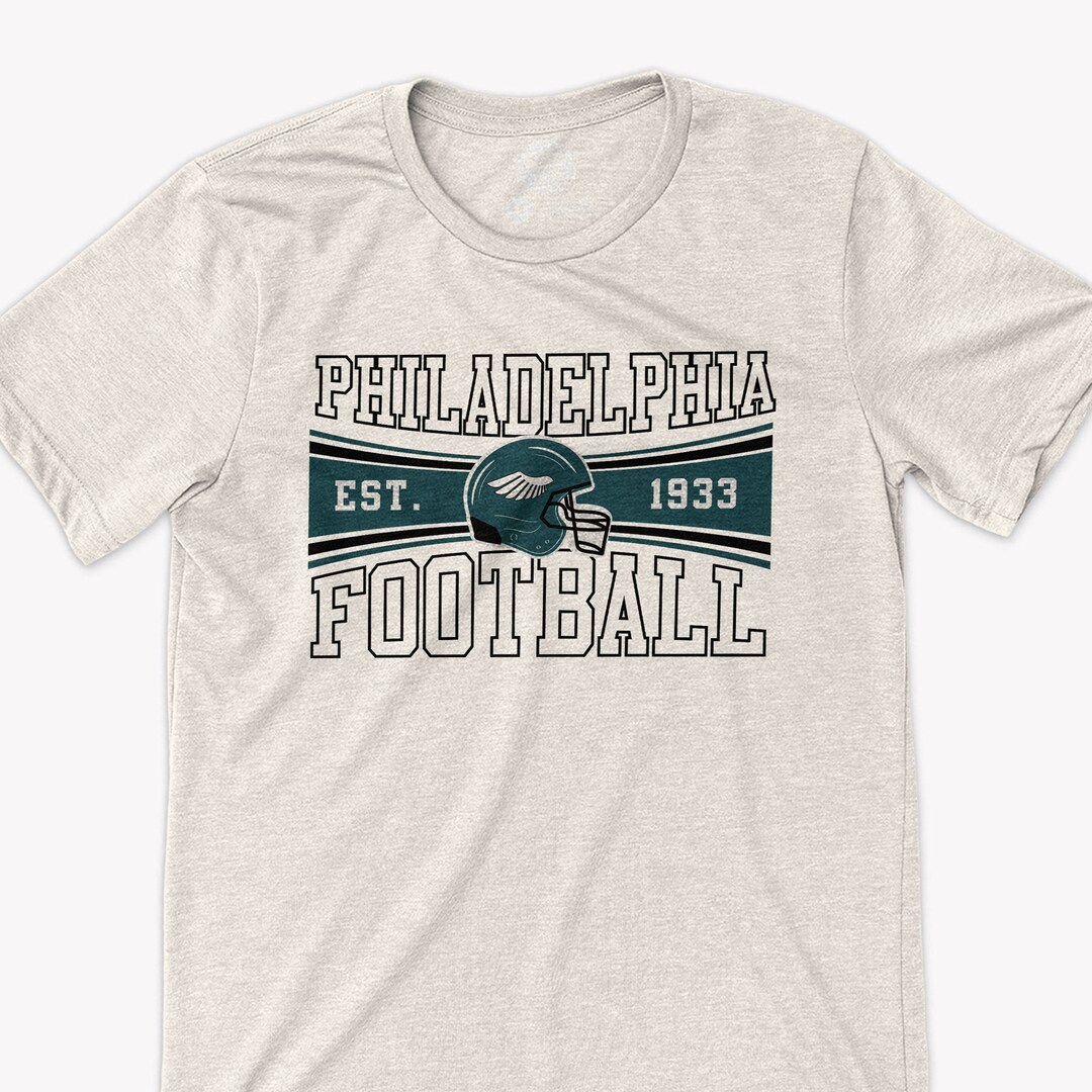 Philadelphia Football Shirts Handmade Trendy Philly Football Tshirts ...