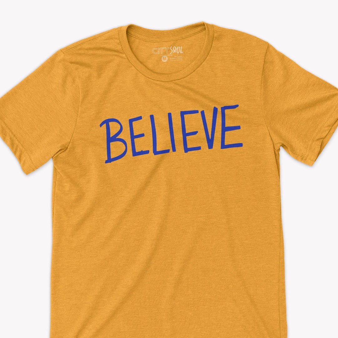 Believe Shirt Soccer Locker Room Inspirational Shirt Inspired by Ted ...