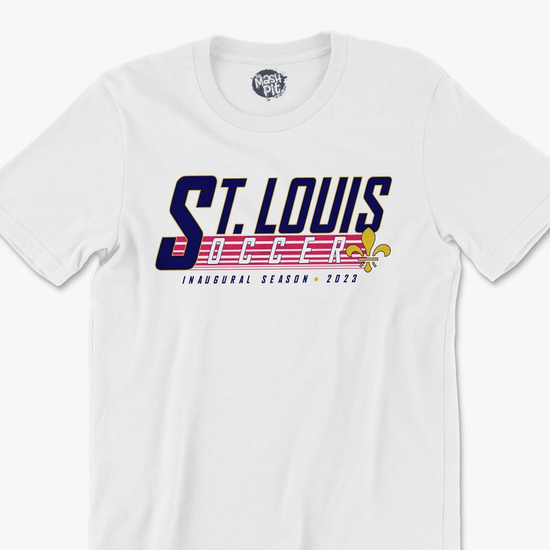 St. Louis Soccer Inaugural Season Saint Louis Soccer Club T-shirt ...