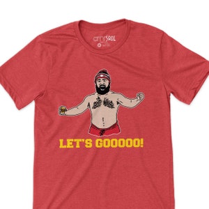Funny Jason Kelce Shirtless Let's Gooooo Shirt Spirit Animal Jason ...