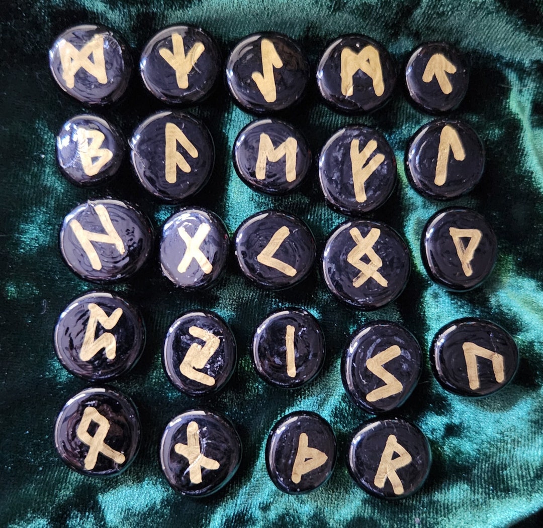 Small Rune Set Small Glass Rune Set Rune Set for Beginners Rune Set ...