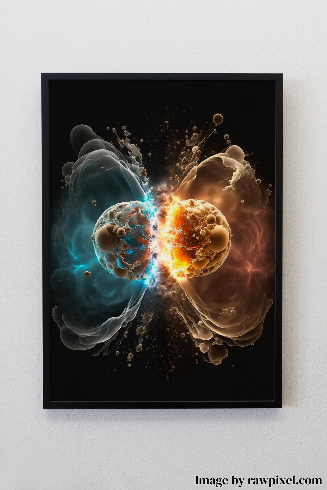Digital Print Butterfly Atom Smash Poster Download Wall Art Atomic ...
