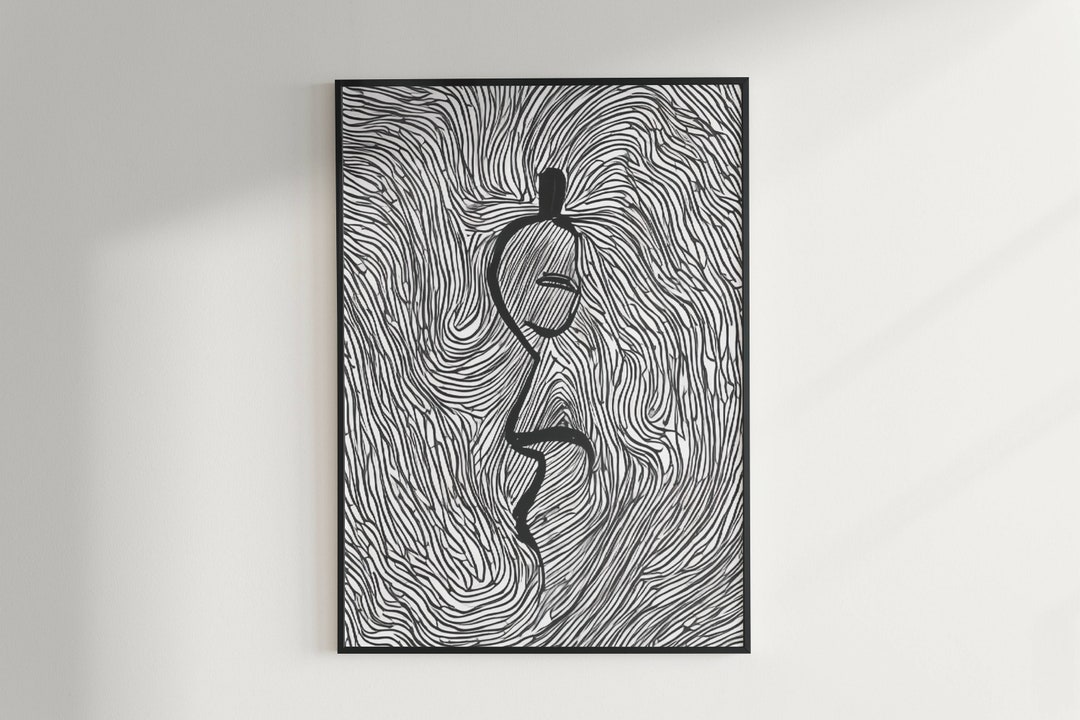 Depression AI Art, Digital Wall Art, Download Wall Print - Etsy