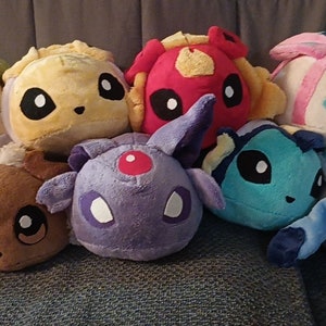 Pokémon Eevee Eeveelution Blob Stuffed Animal Plush Toy Handmade - Etsy