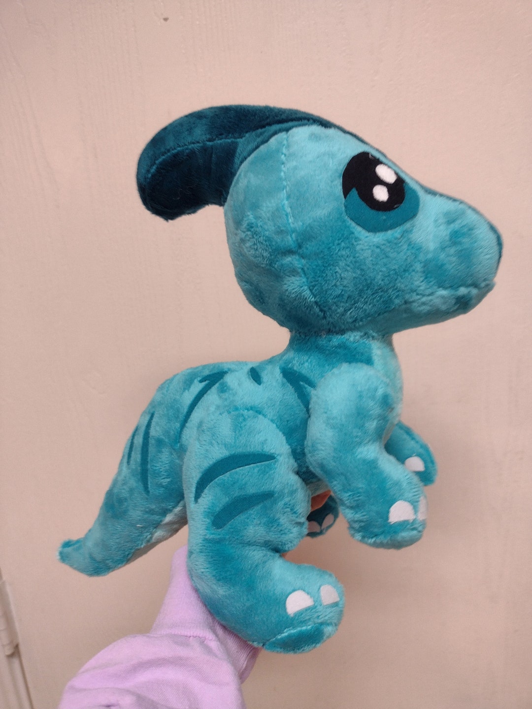 Parasaurolophus Dinosaur Stuffed Animal Plush Toy Handmade - Etsy