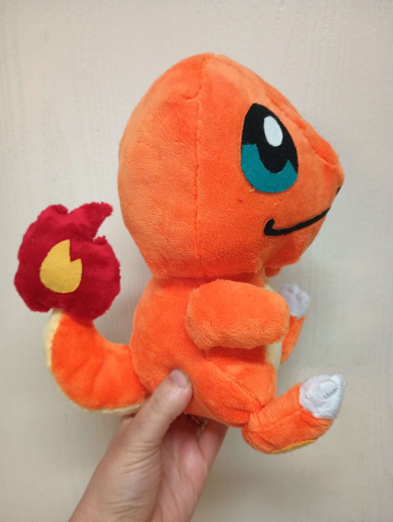 Handmade Pokémon Charmander Stuffed Animal Plush Toy - Etsy
