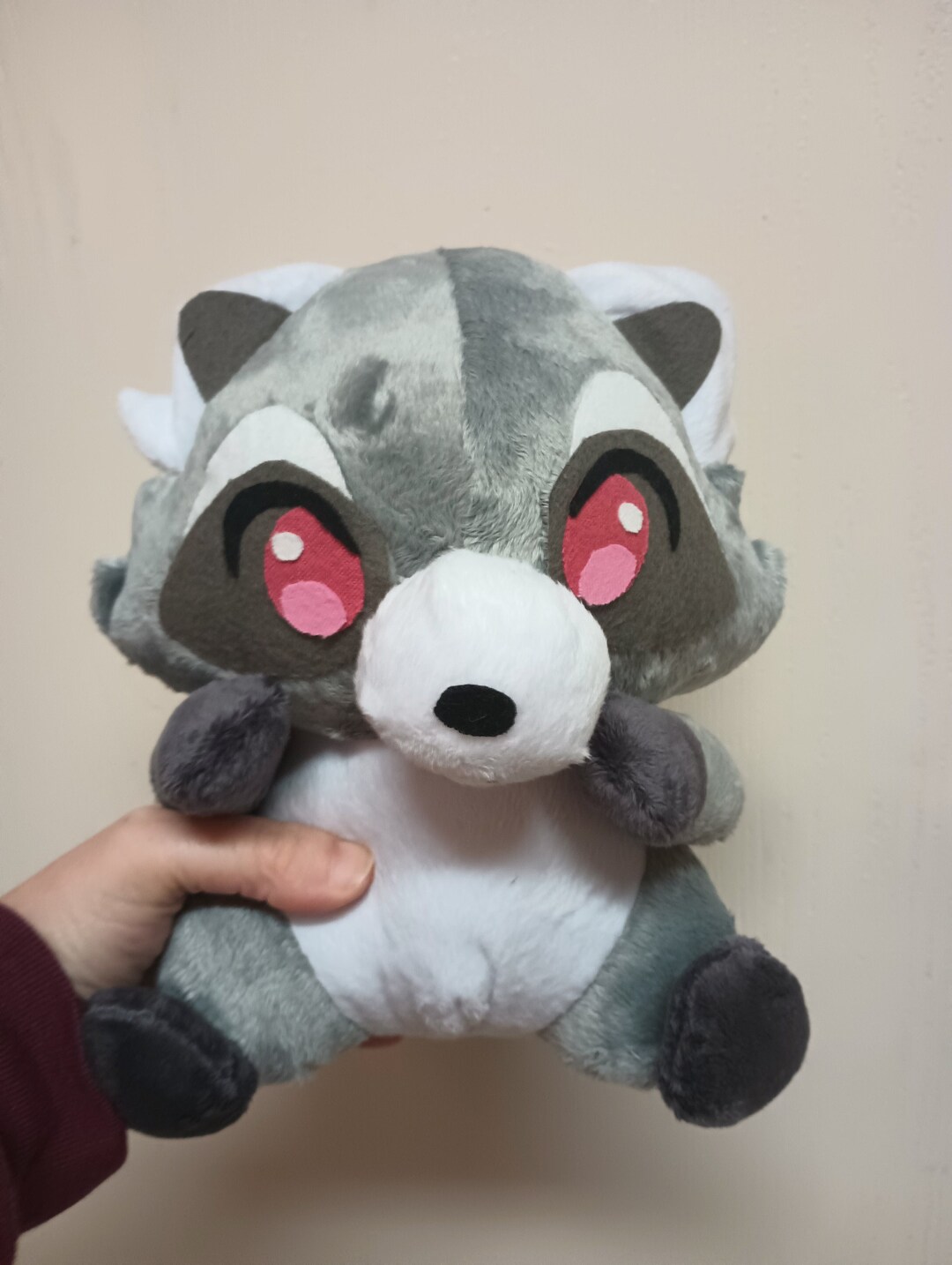 Raccoon Stuffed Animal Plush Toy Handmade - Etsy