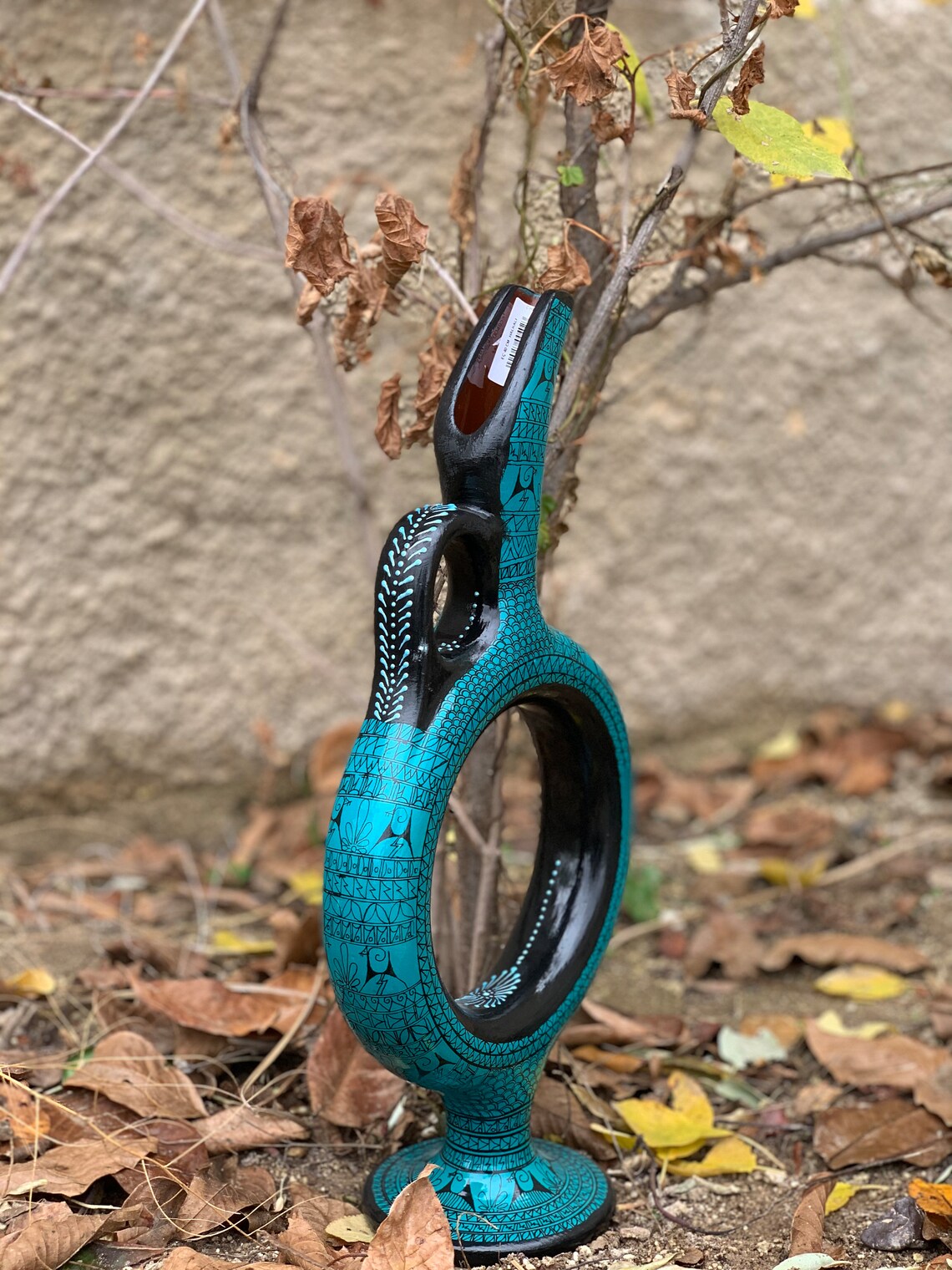 Traditional Wine Decanter, Ceramic Decanter, Handcrafted, Red Clay Wine ...