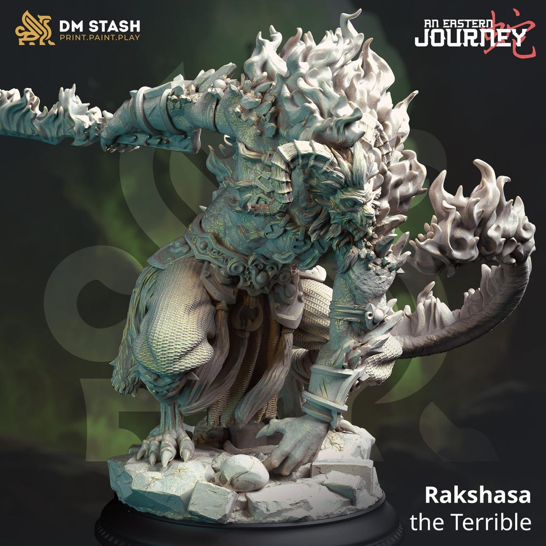 Rakshasa the Terrible Demon - DM Stash, Betting in Blood, Resin ...