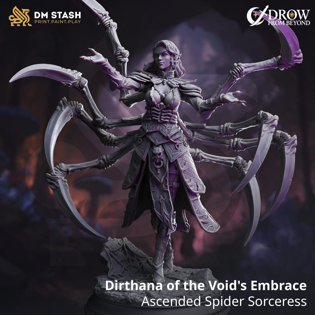 Dirthana of the Void - Ascended Spider Sorceress | DM Stash | Drow From ...