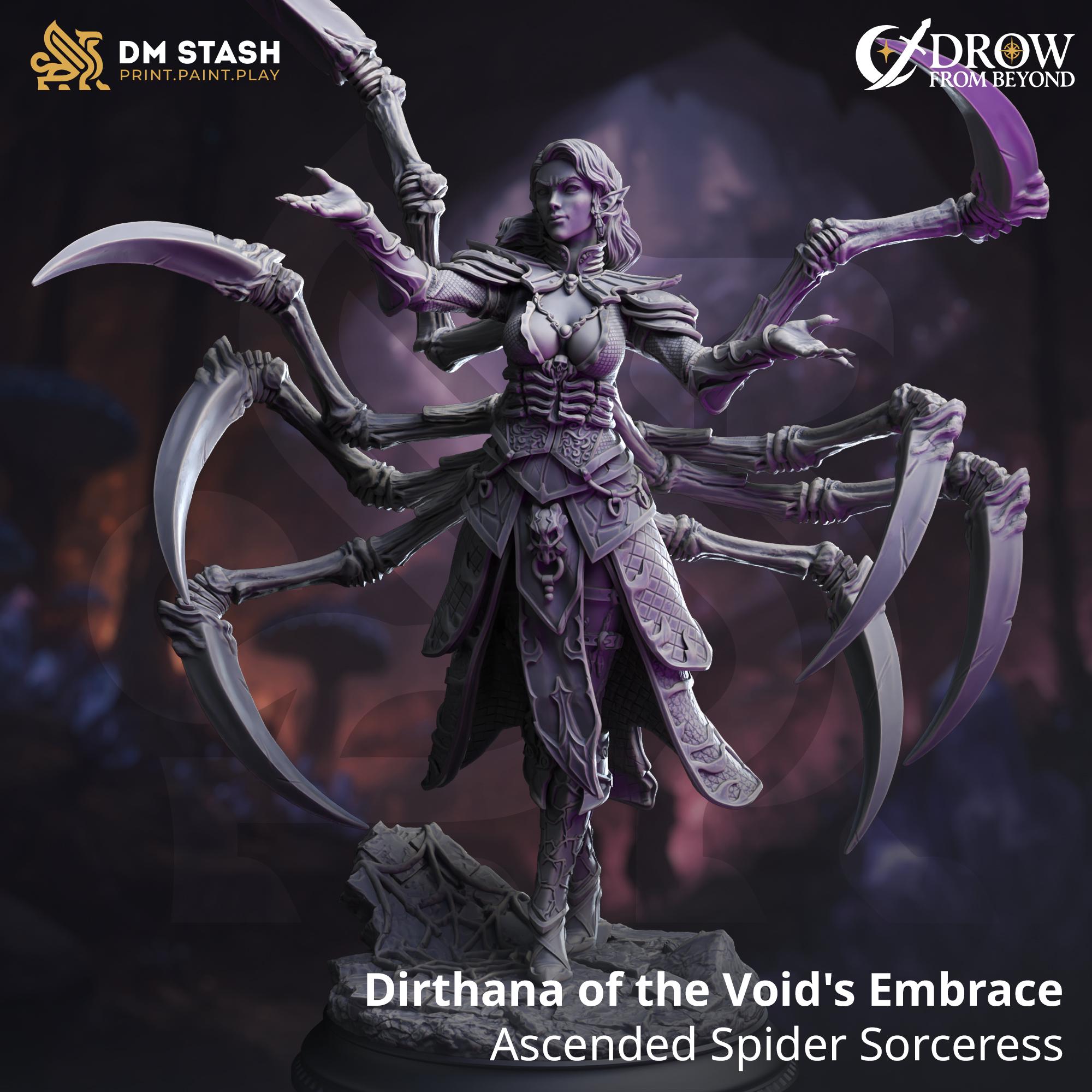Dirthana of the Void - Ascended Spider Sorceress | DM Stash | Drow From ...
