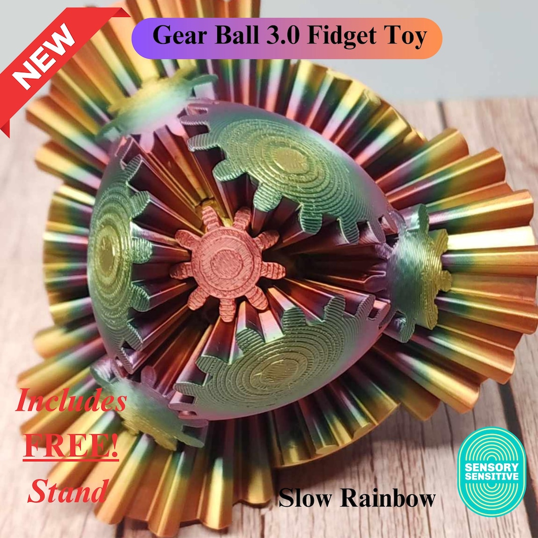 Magic Ball 3.0, Gear Ball Fidget Toy, Desk Display, Sensory Toys, Gear ...