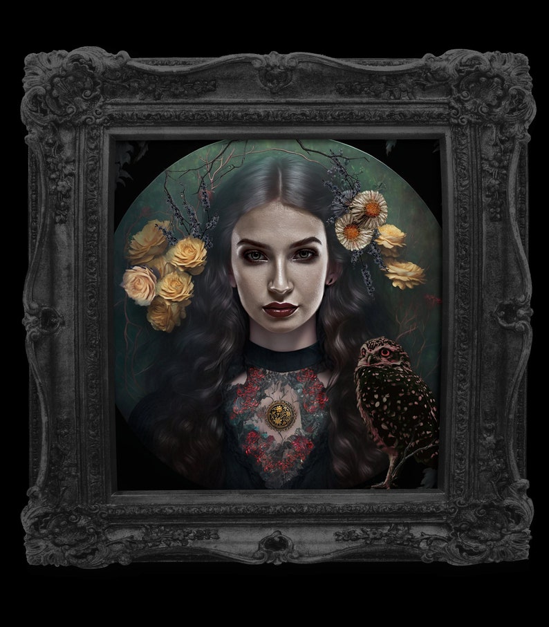 Custom Portrait in Gothic Style, Portrait From a Photo, Commission Art ...