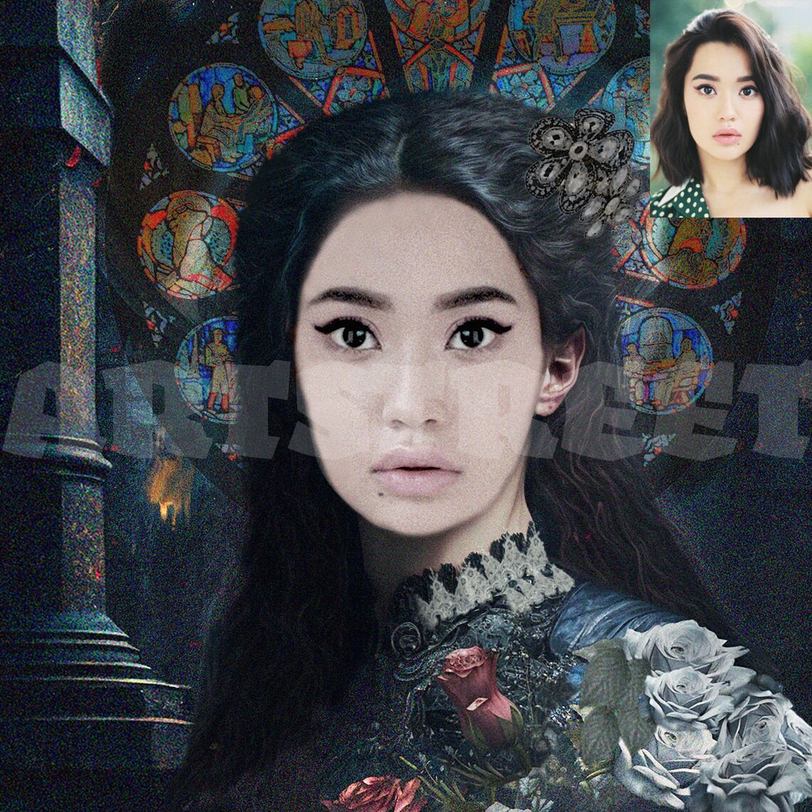 Custom Portrait in Gothic Style, Portrait From a Photo, Commission Art ...