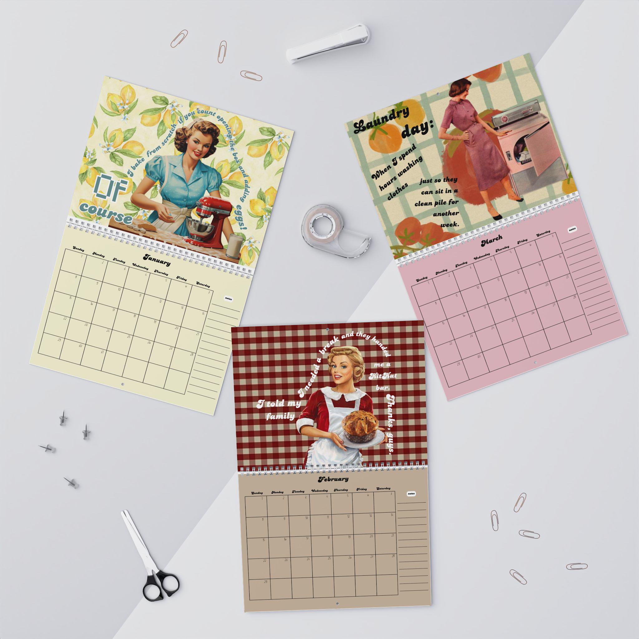 2026 Betty Crocker, but Make It Chaotic Wall Calendar, Sarcastic ...