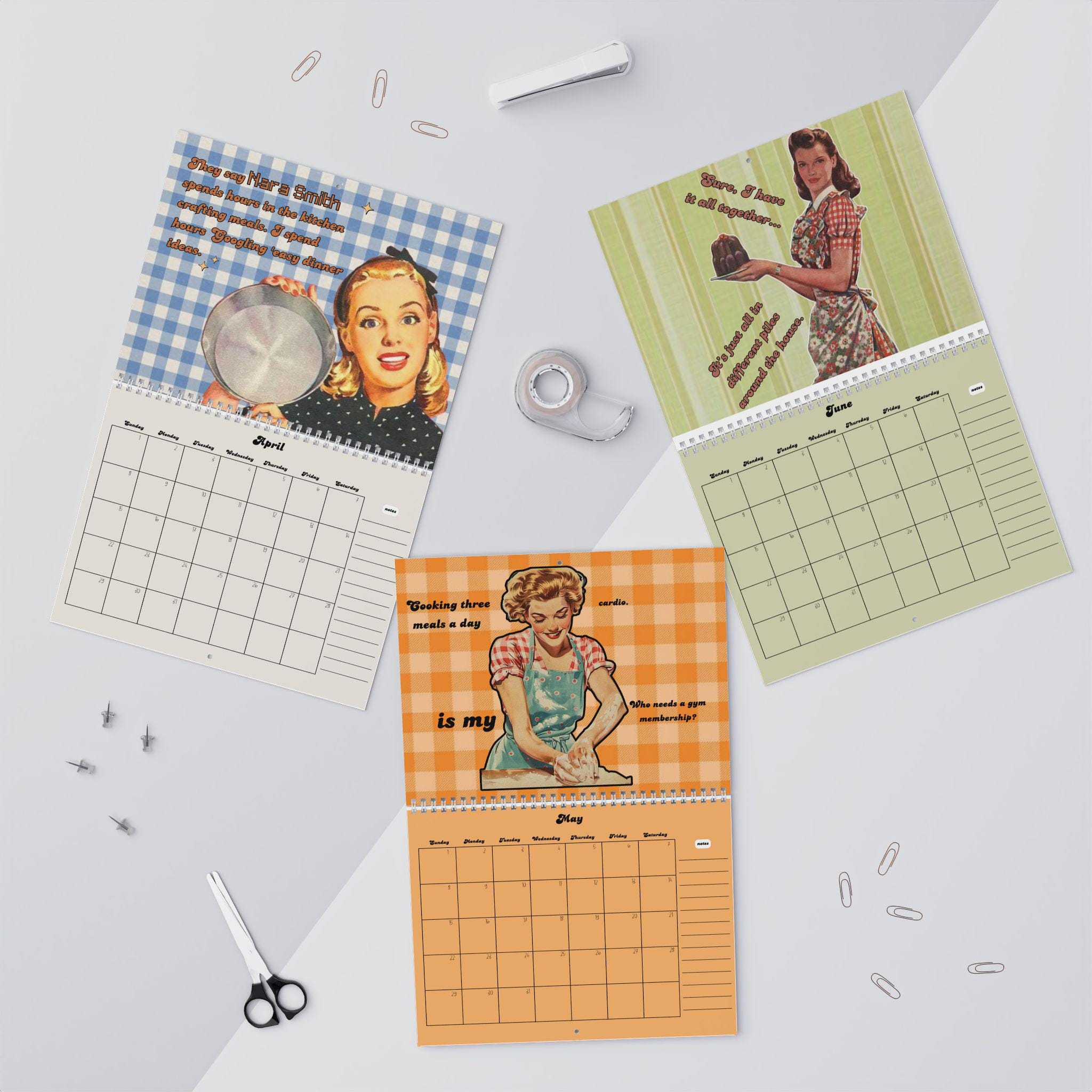 2026 Betty Crocker, but Make It Chaotic Wall Calendar, Sarcastic ...