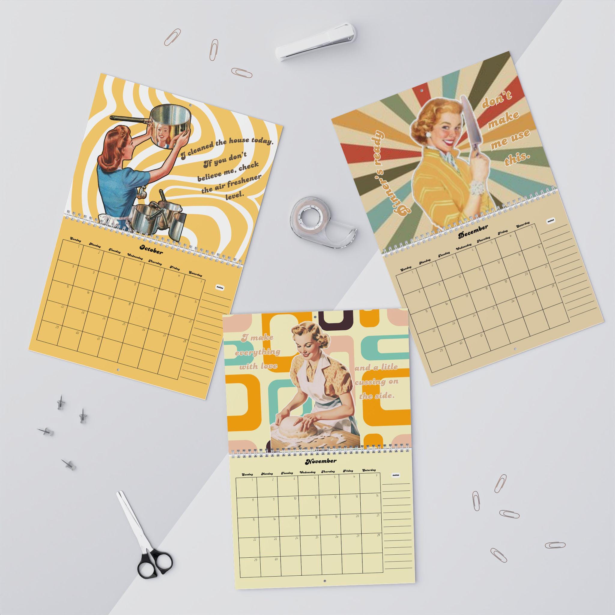 2026 Betty Crocker, but Make It Chaotic Wall Calendar, Sarcastic ...